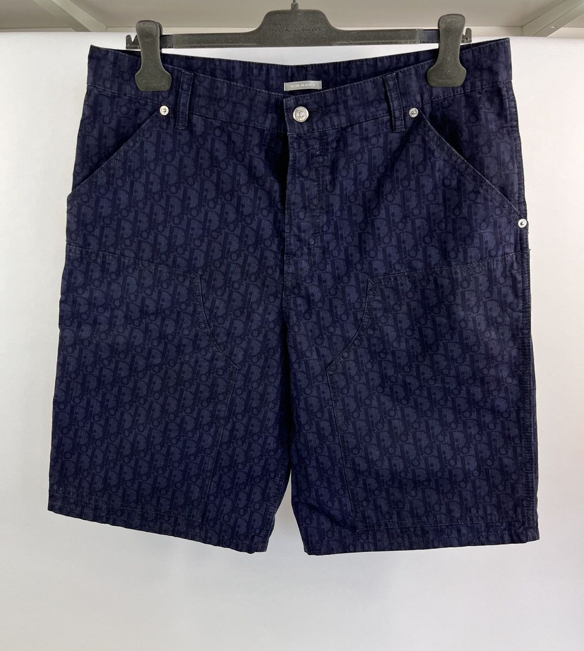 Dior OBLIQUE PRINT DENIM SHORTS | Grailed