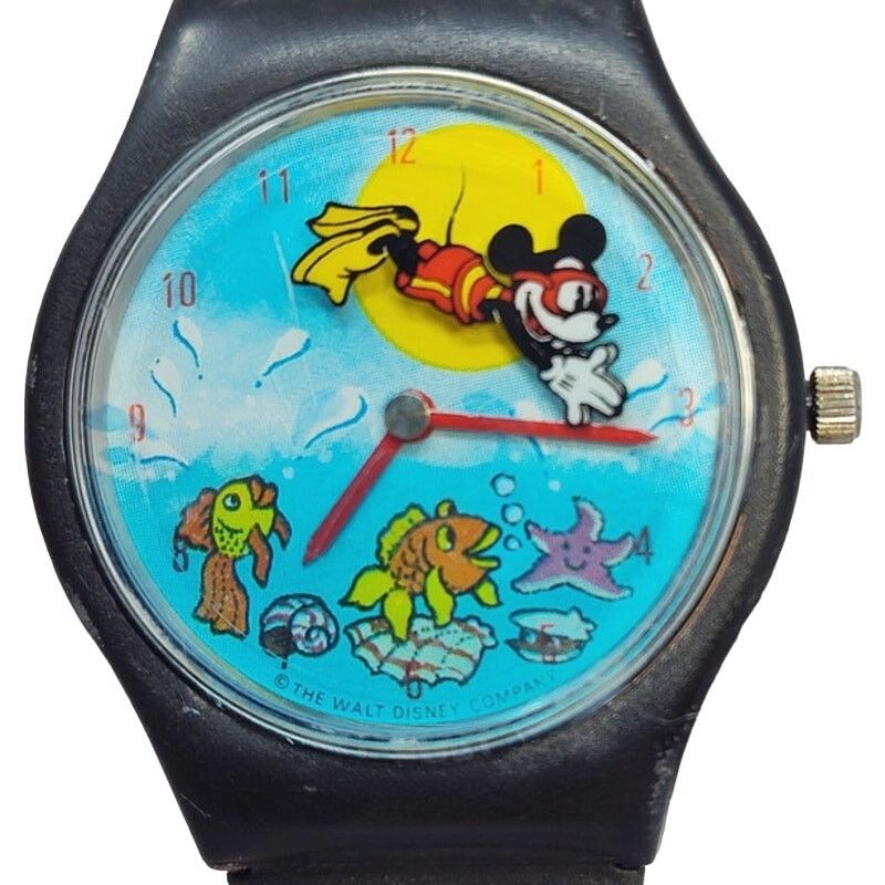 Disney Mickey Sport Disney Watch Ocean Scene Plastic/Rubber | Grailed