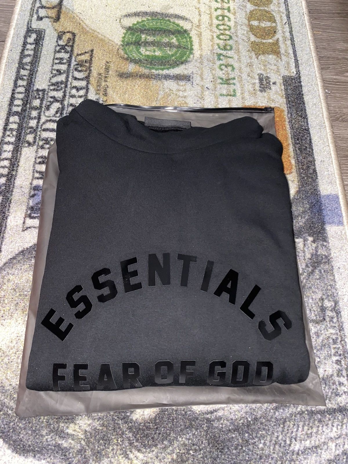 Essentials × Fear of God Fear of God Essentials Arch Logo Hoodie | Grailed