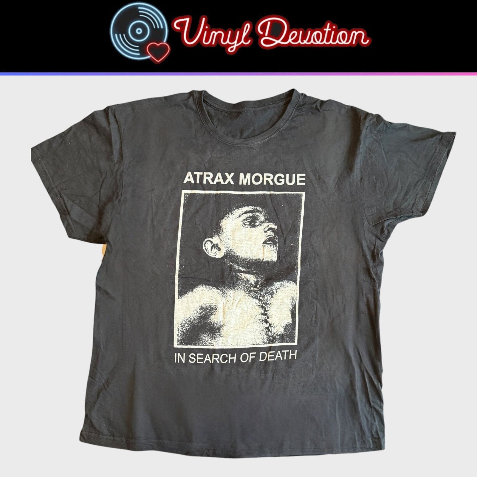 Band Tees Atrax Morgue Band In Search of Death Size XXL Marco Corbelli ...