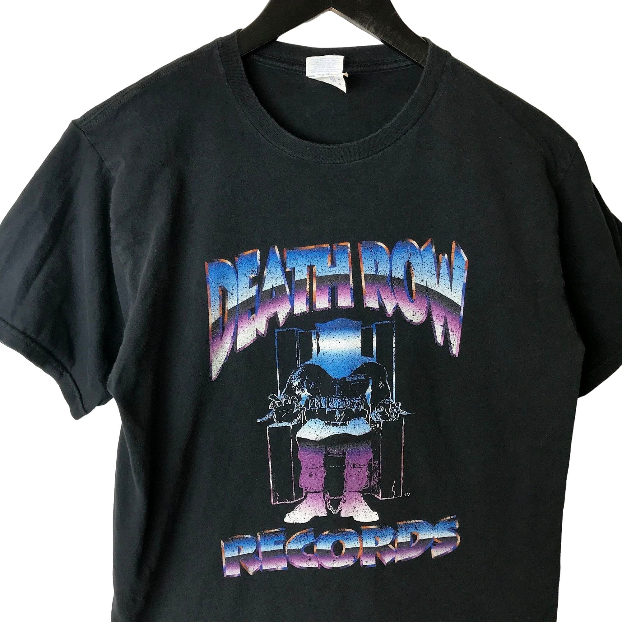 Death Row Records × Streetwear × Urban Outfitters Death Row Records T Shirt Chrome Logo Graphic ...