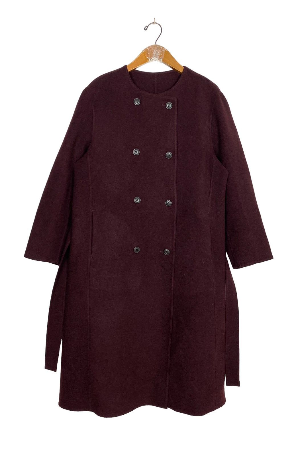 Designer × Uniqlo Rare‼️ Ines De La Fressange Paris X Uniqlo Belted Wool Coat | Grailed