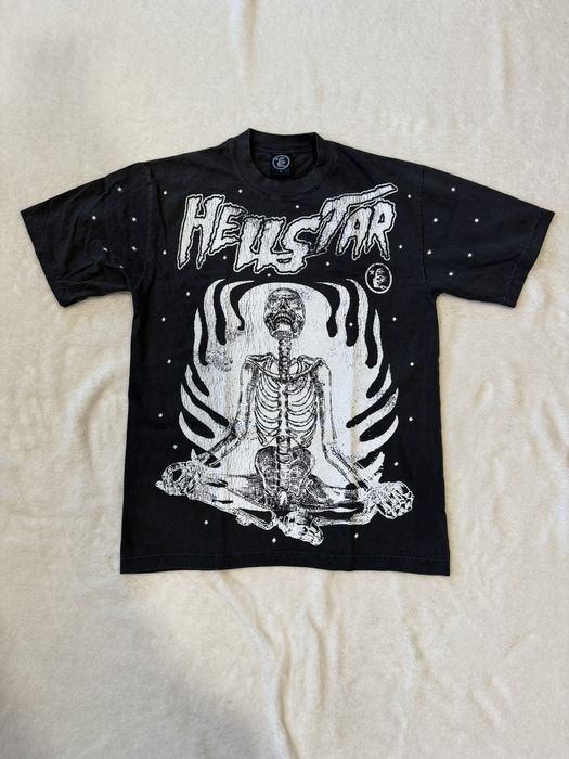 HELLSTAR Hellstar Inner Peace Vintage Black Tee | Grailed