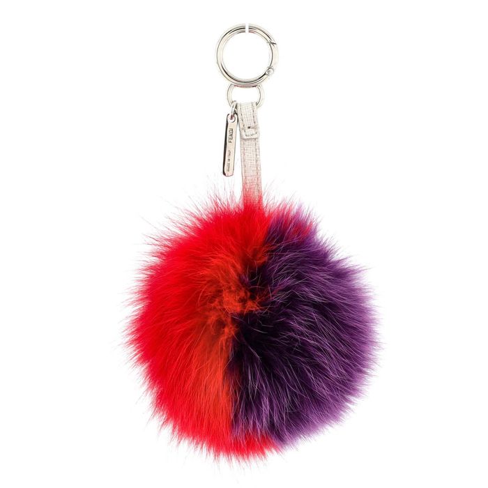 Fendi Pom Pom Bag Charm Fur | Grailed