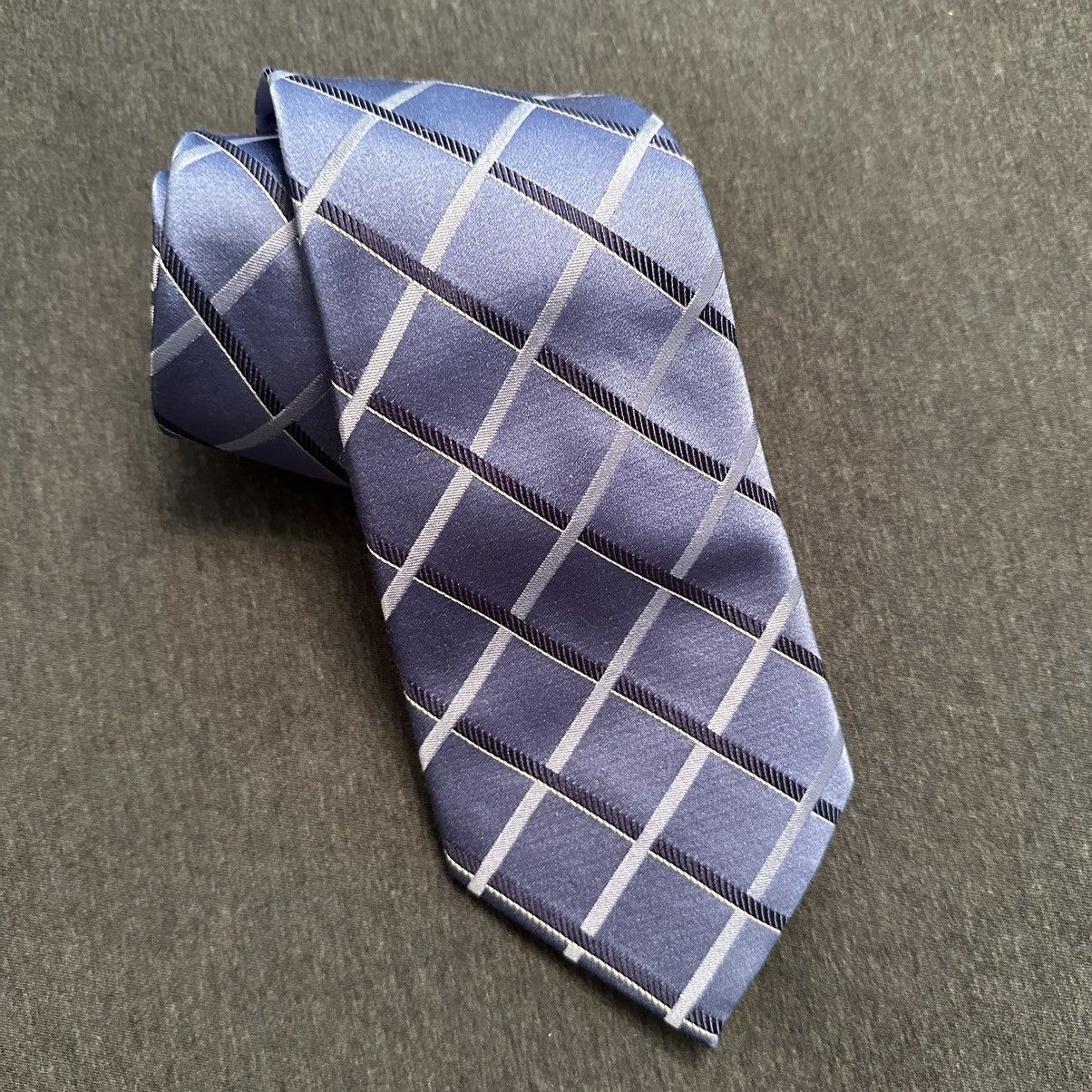 Donald Trump Donald J Trump Signature Collection Silk Tie Necktie Blue ...