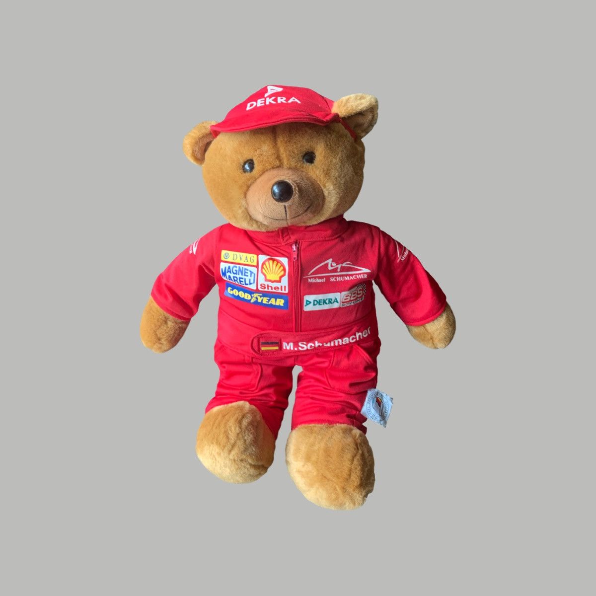 Formula 1 × Vintage Vintage 90s Michael Schumacher F1 racing big teddy ...