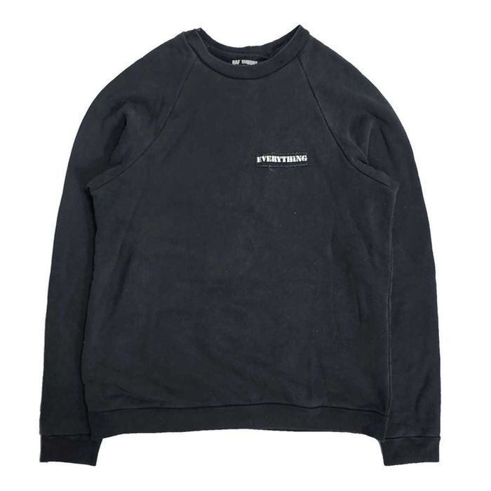 Raf Simons AWO1 Riot Riot Riot everything patch sweater | Grailed