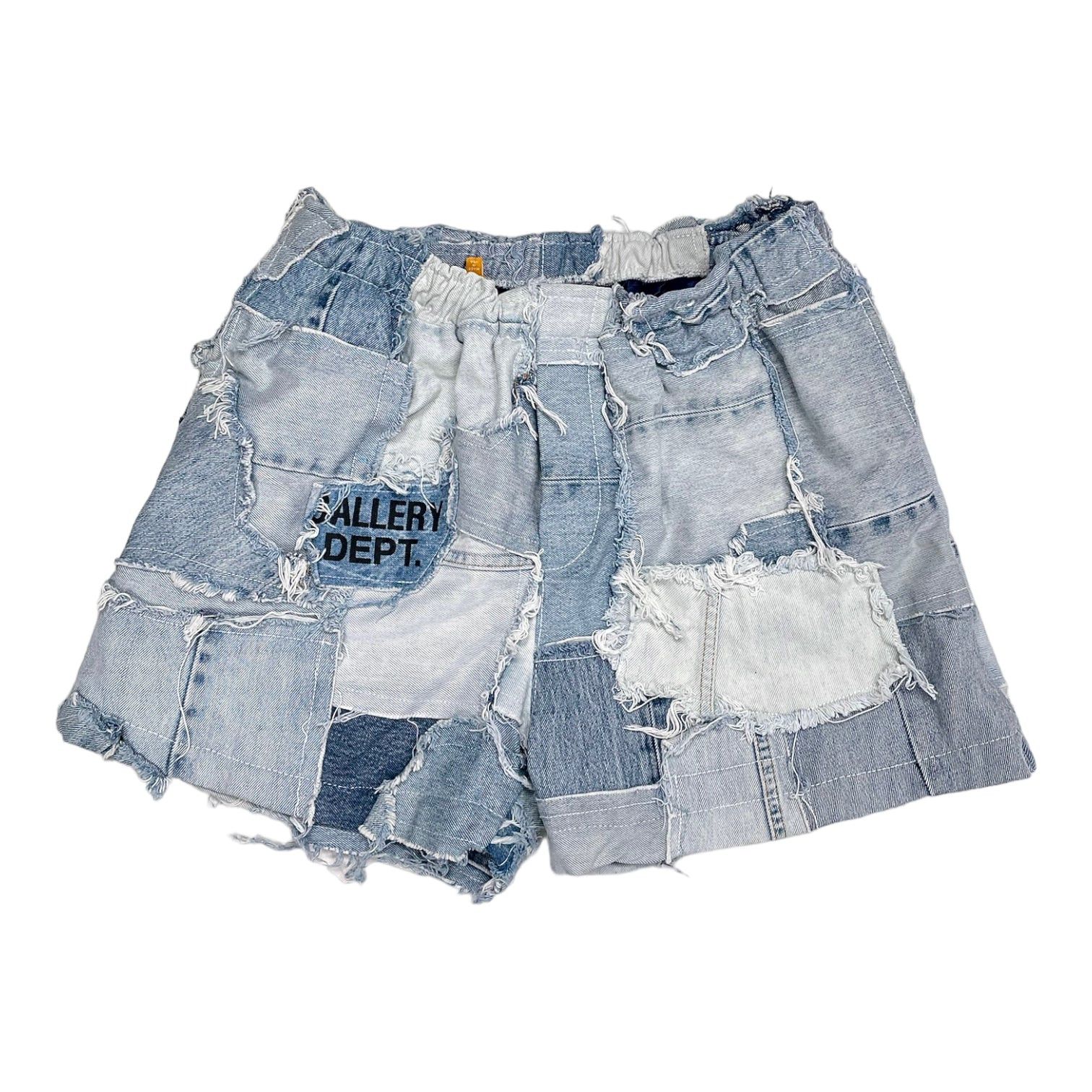 Gallery Dept. Gallery Deptartment Patchwork Zuma Denim Shorts Blue ...