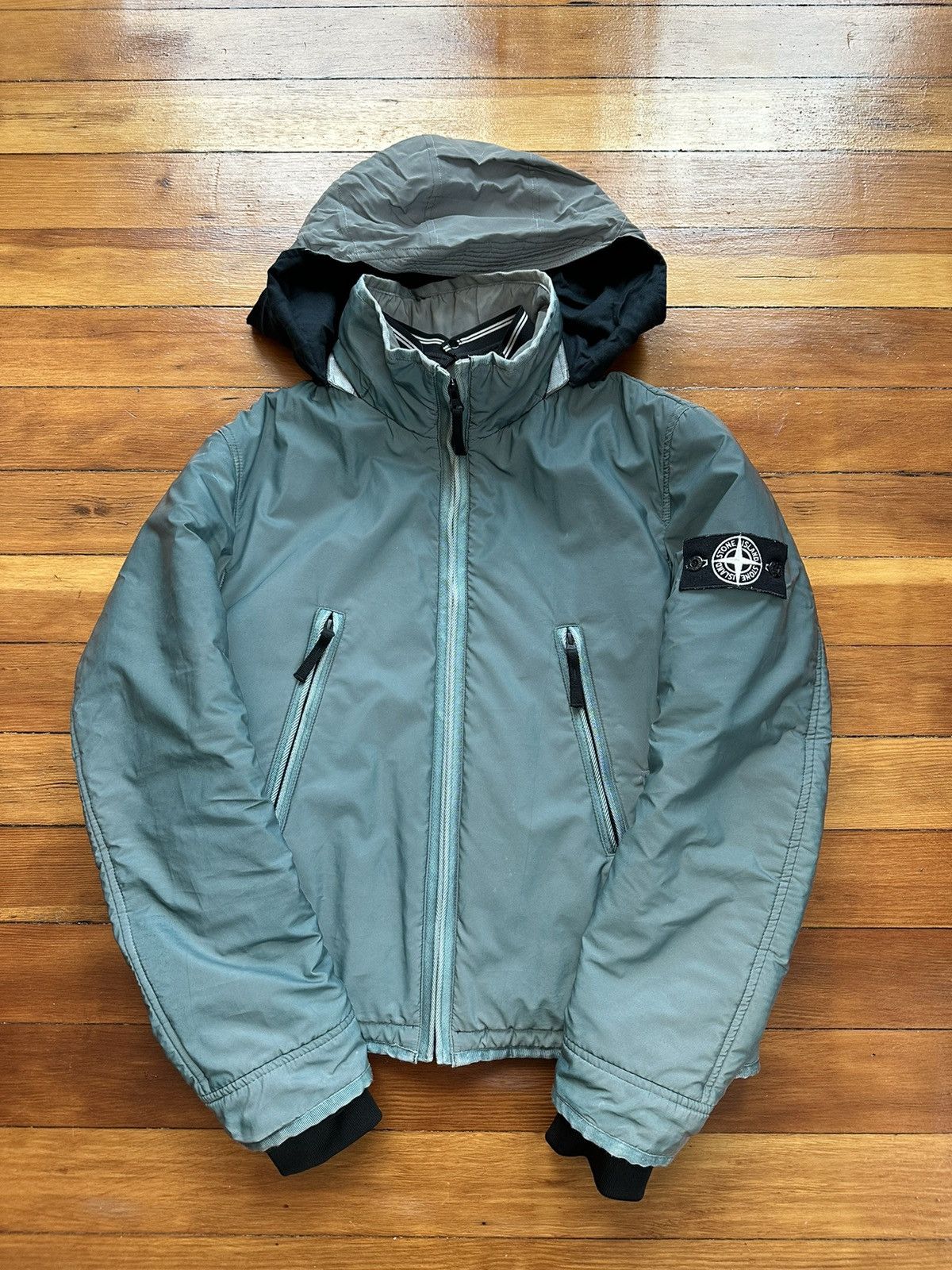 Stone Island Stone island liquid reflective 30th anniversary jacket ...