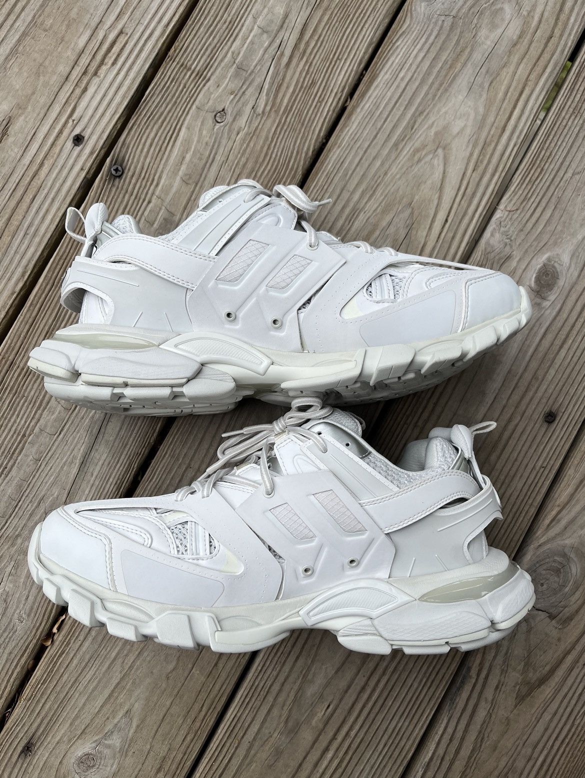 Balenciaga Balenciaga Track Trainer Triple White | Grailed