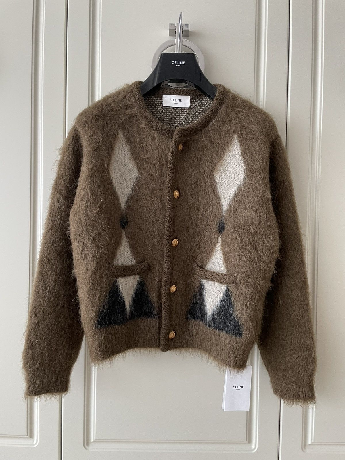 Celine FW23 *Japan Exclusive* Mohair Brushed Cardigan Jacket | Grailed