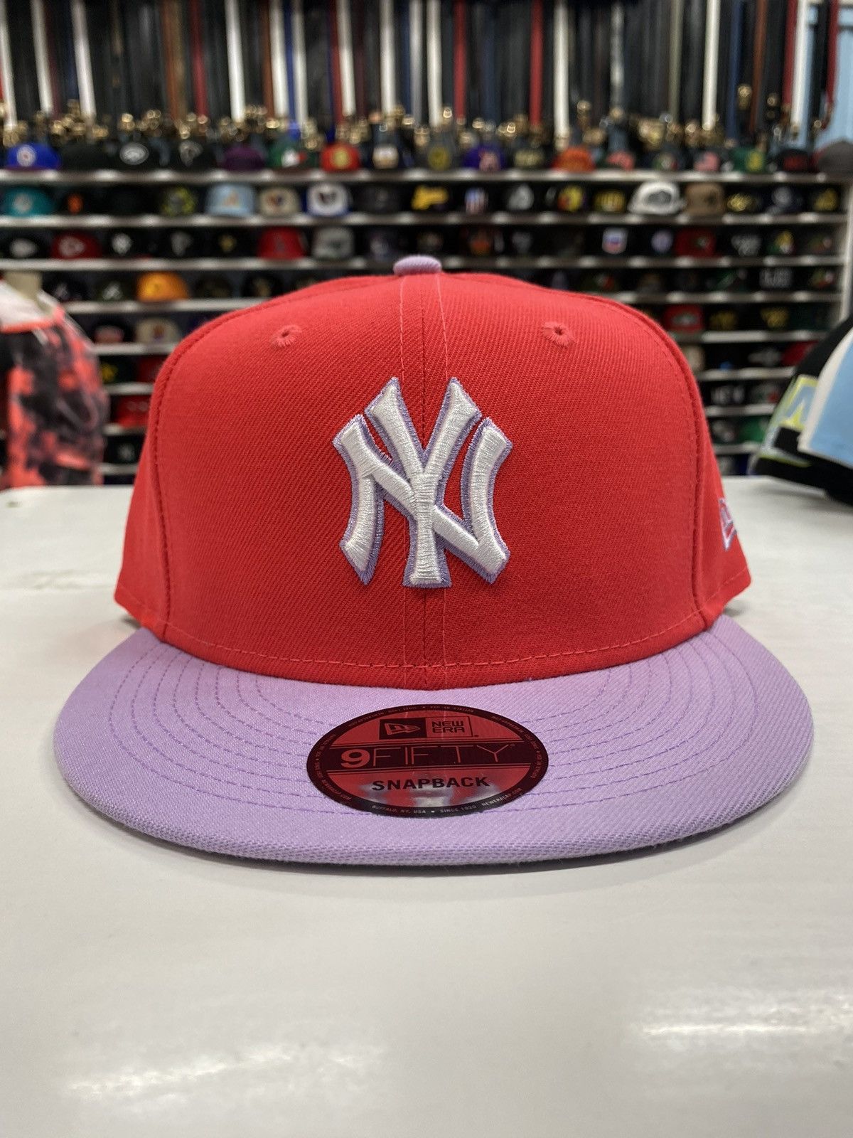 New Era New York Yankees Pink Two Tone New Era MLB 9Fifty SnapBack ...