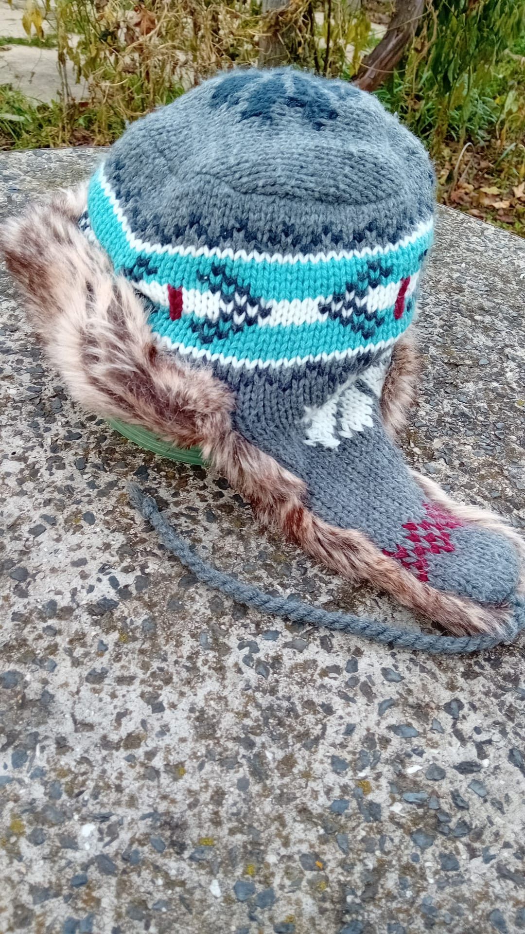 Sportswear × Streetwear × Swag Knit and Faux Fur Trapper Reversible ...