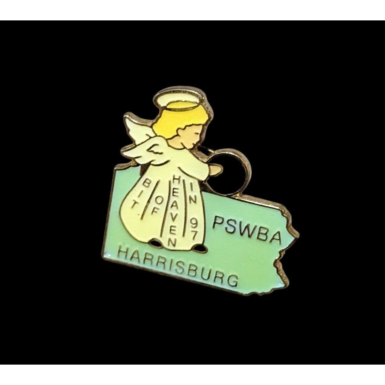 Other Vintage 1997 PSWBA Bowling Angel Lapel Pin | Grailed