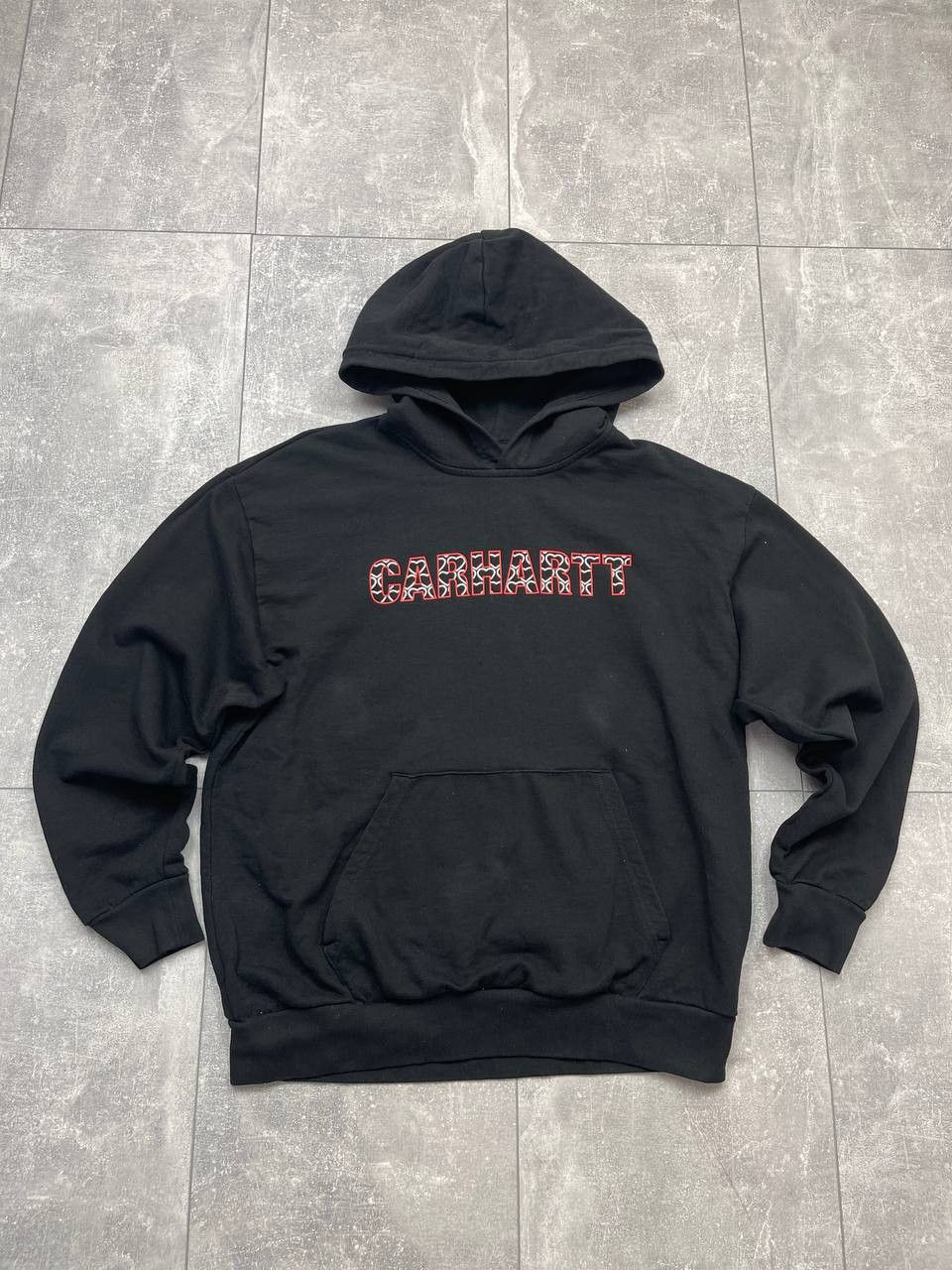 Carhartt Carhartt Wip Work in Progress Arch Logo Pullover Hoodie | Grailed