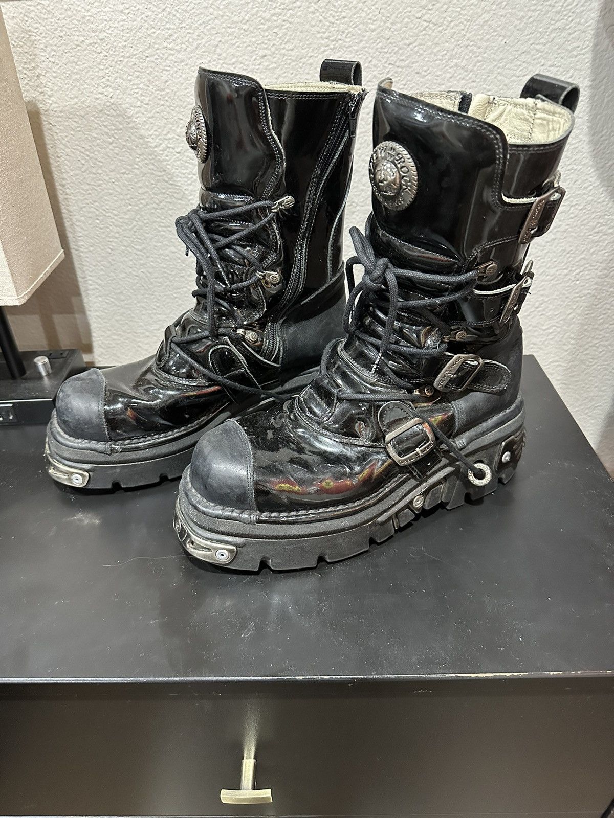New Rock New Rock Reactor Boots | Grailed