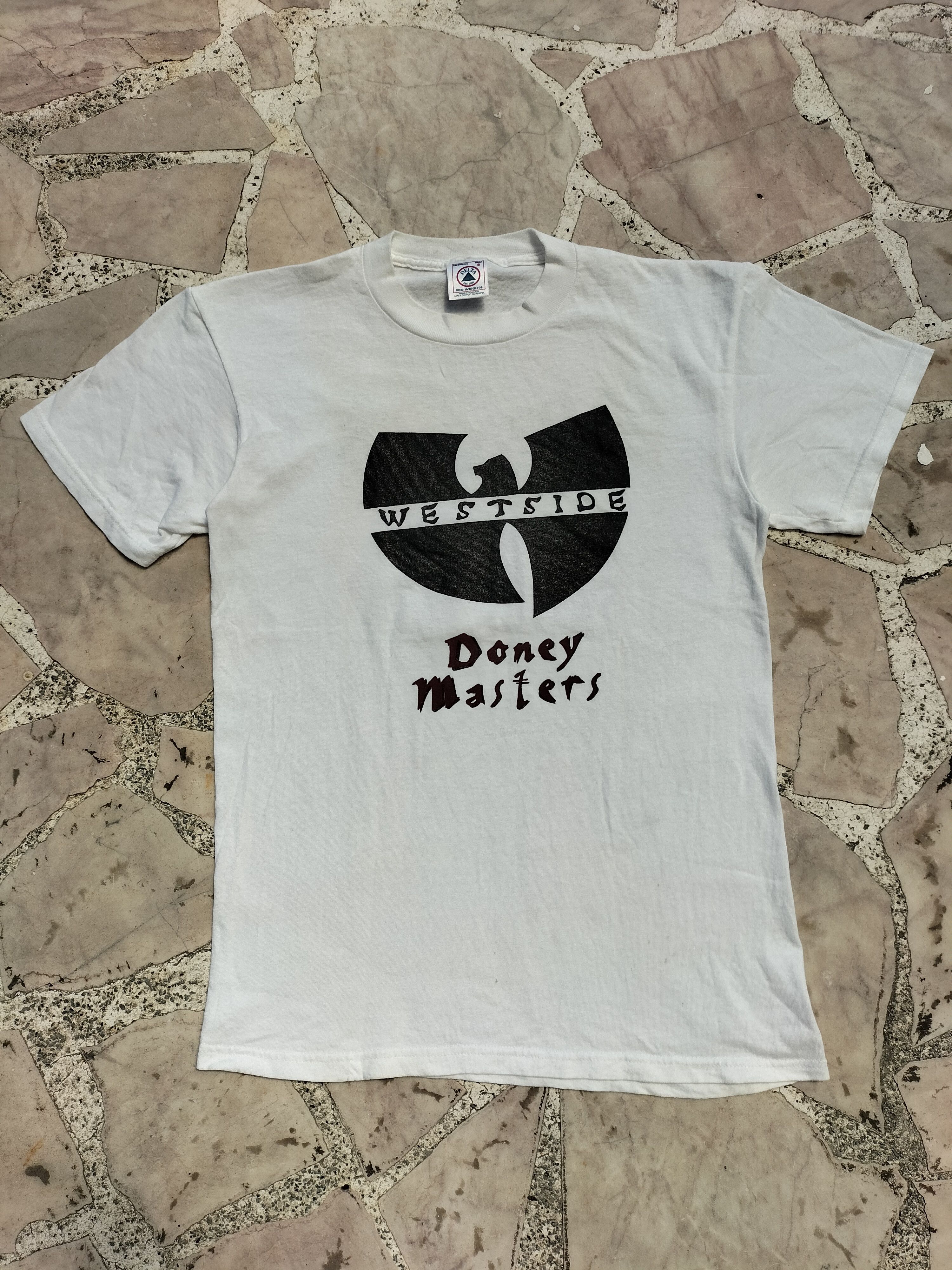 Wu Tang Clan Westside Doney Masters Submit With Honor Y2K Cream Tshirt ...