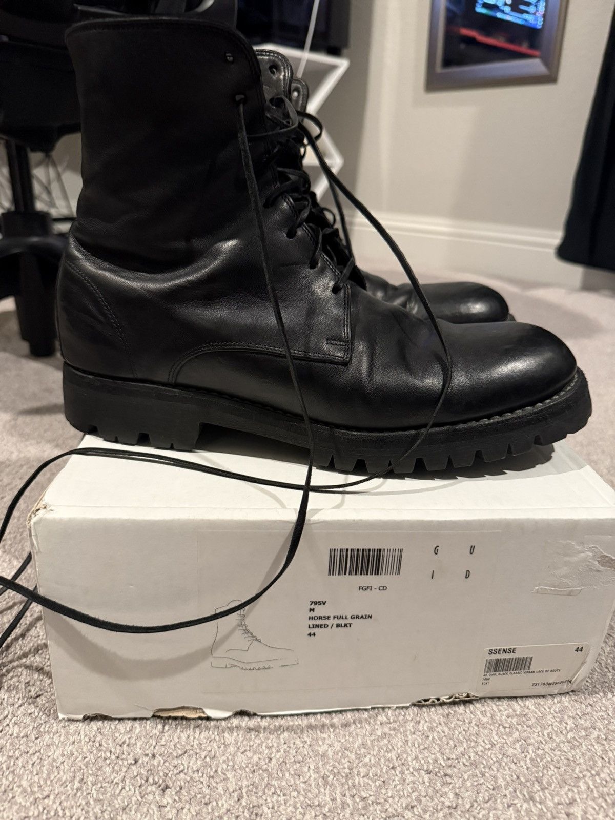 Guidi Guidi 795v Black Horse Leather Boots | Grailed