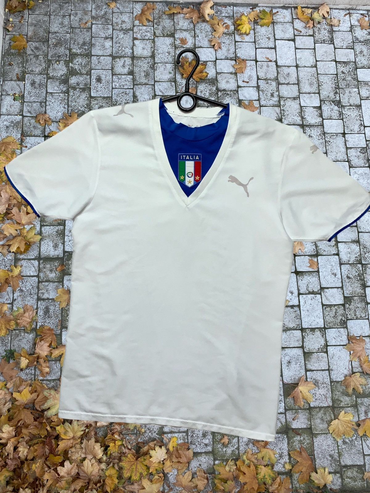 Vintage Vintage soccer jersey Italy Puma | Grailed
