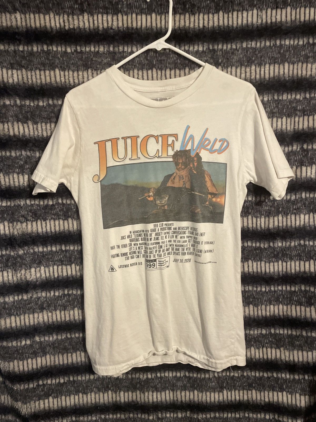 Band Tees × Streetwear × Vintage Juice Wrld (white) | Grailed
