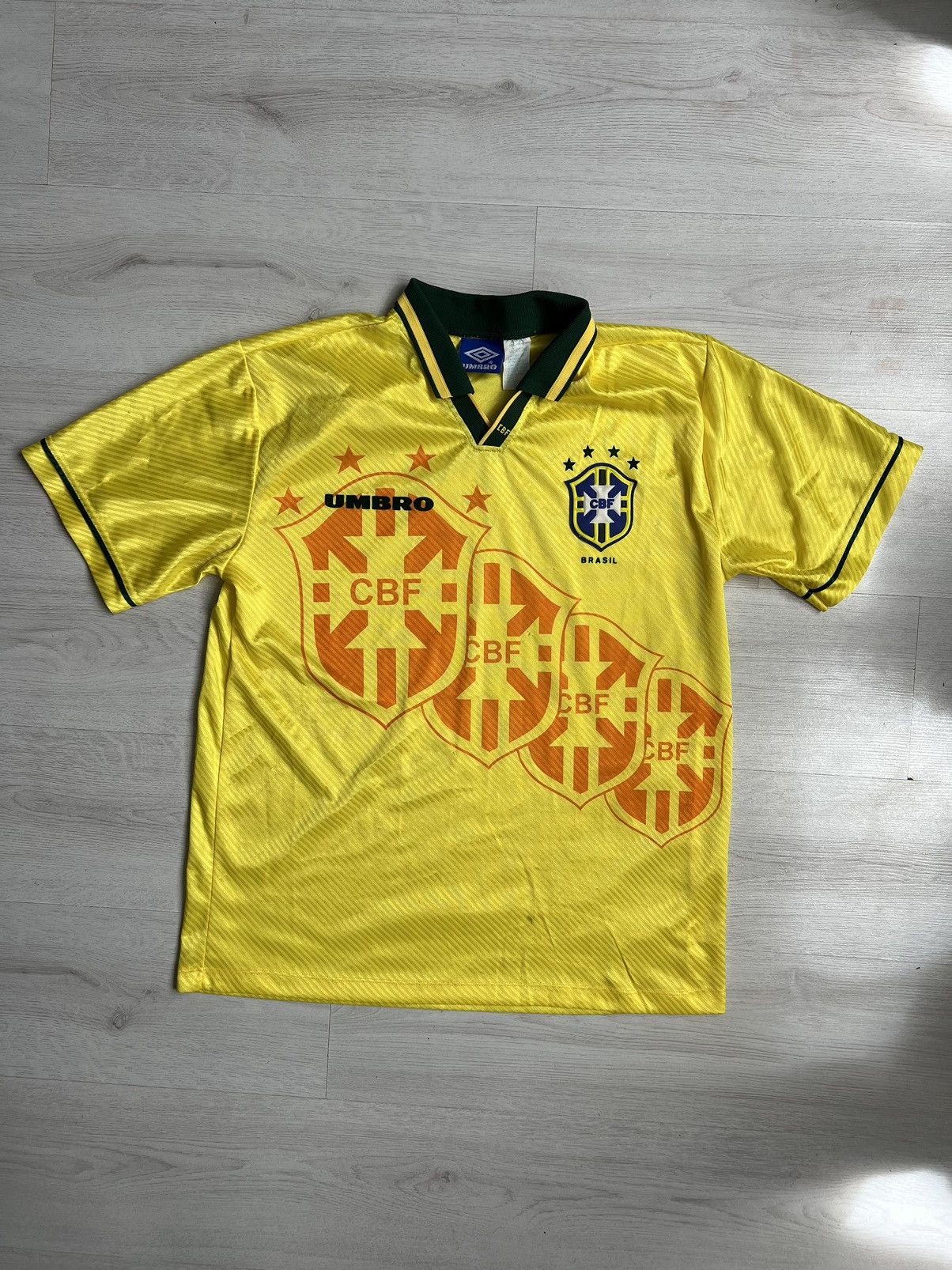 Soccer Jersey × Umbro × Vintage Brazil National Team 1994 Umbro Home ...