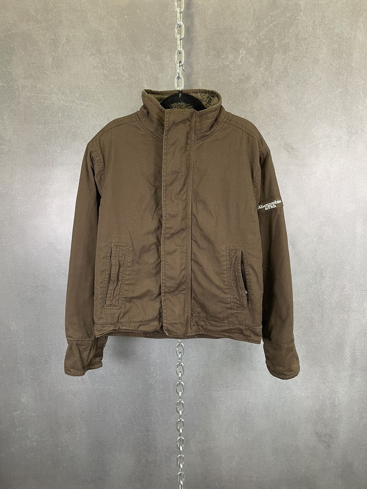 Abercrombie & Fitch Rare Abercrombie and Fitch Adirondack jacket brown ...