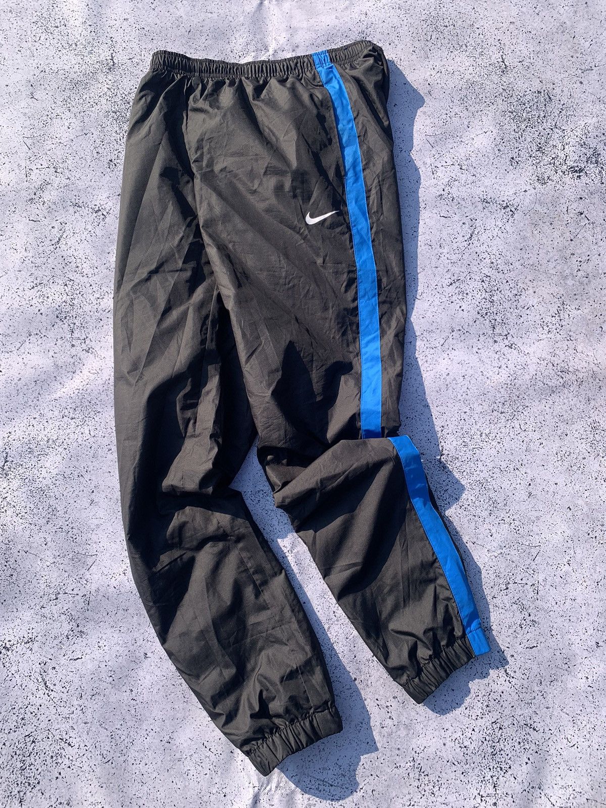 Nike × Streetwear × Vintage Vintage Nike Nylon Drill Track Pants Y2K ...