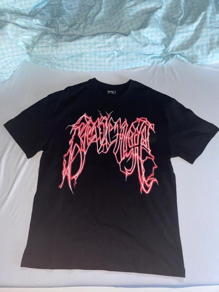 Revenge Revenge Red Lightning Tee | Grailed
