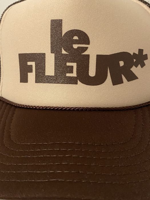 Golf Wang Golf Le Fleur Stack Logo Trucker Hat Brown | Grailed