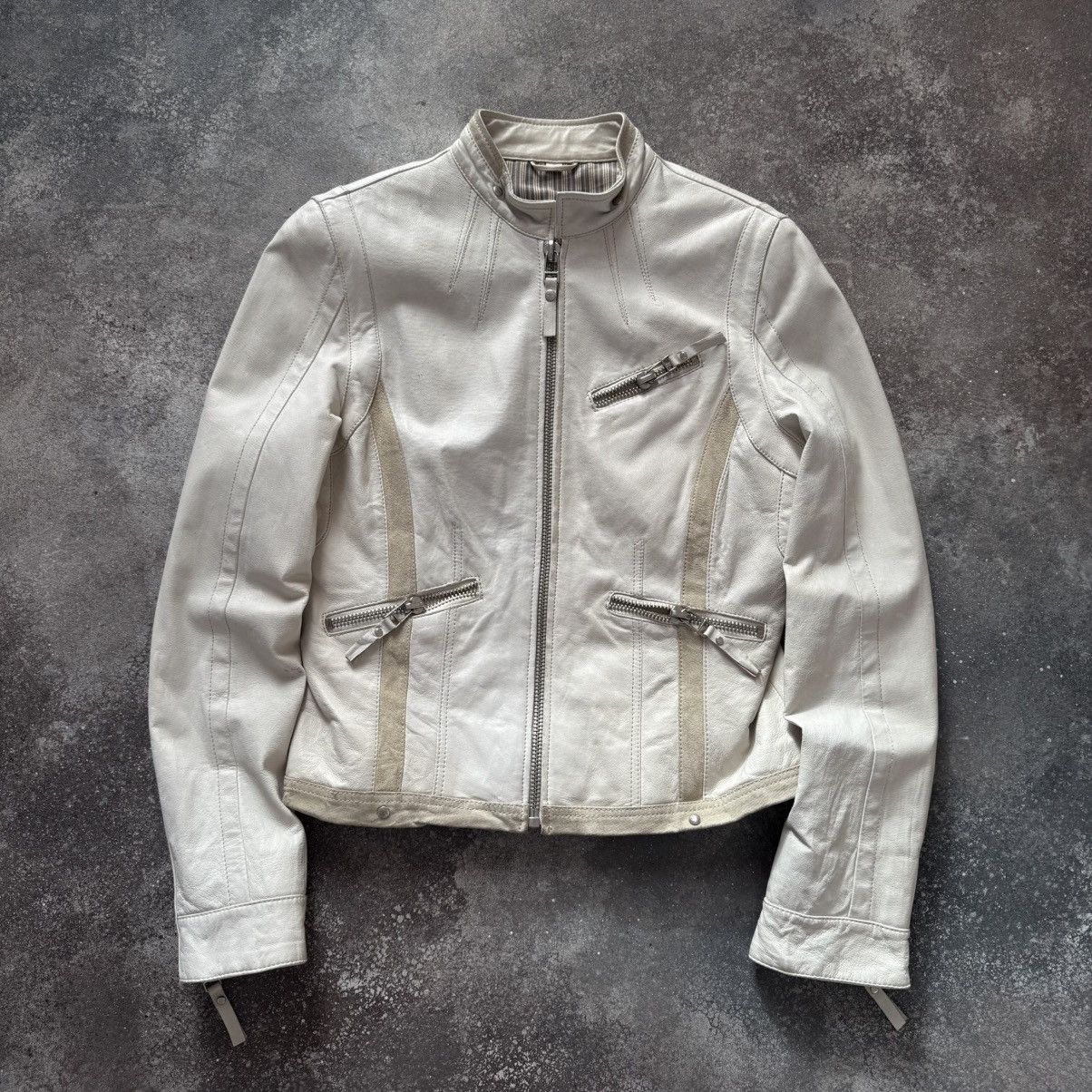 20471120 × Japanese Brand × Leather Jacket Mustang Vintage Y2K Amazing ...