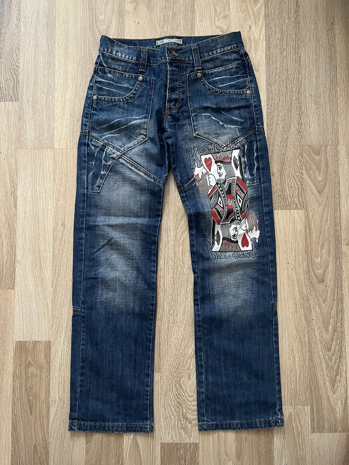 Japanese Brand Avant Garde Kosmo Lupo jeans Japanese Style Poker | Grailed