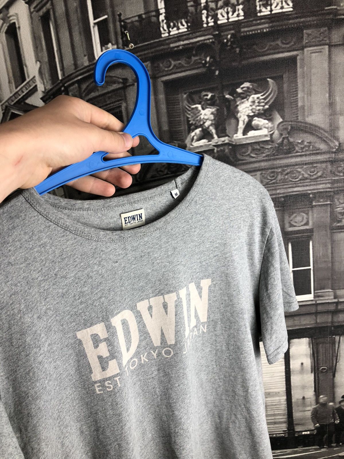 Edwin RARE EDWIN BIG LOGO T-SHIRT | Grailed