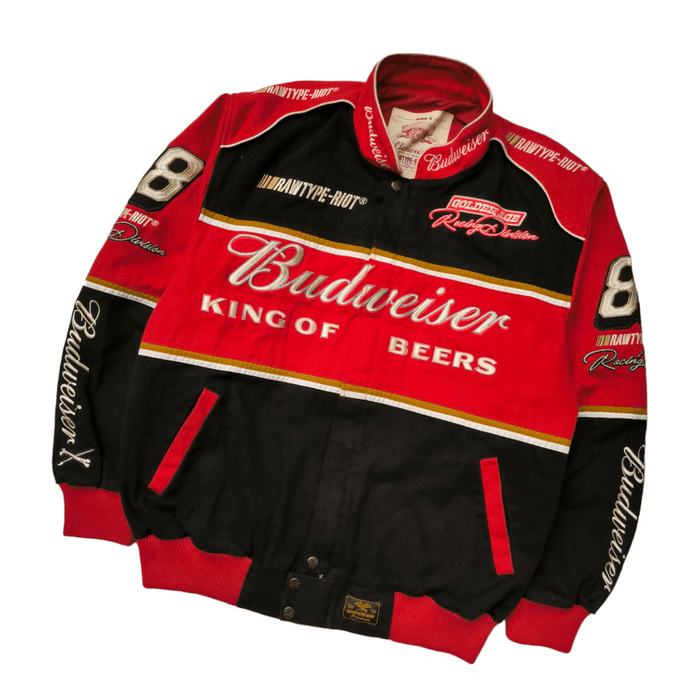 Budweiser Rawtype Riot x Budweiser Racing Division Nascar Jacket | Grailed