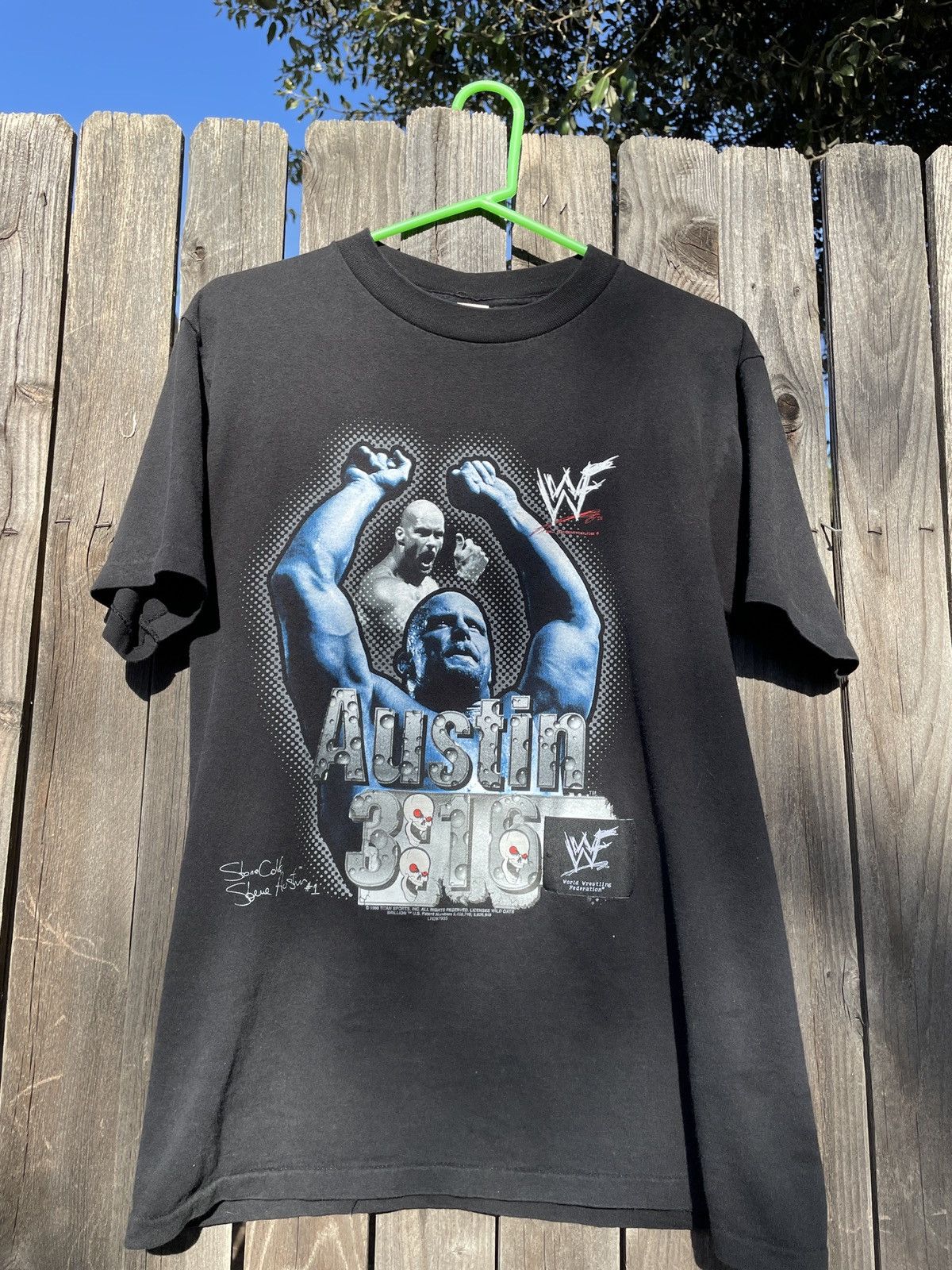 Vintage × Wwe × Wwf 1998 Stone Cold Steve Austin shirt | Grailed