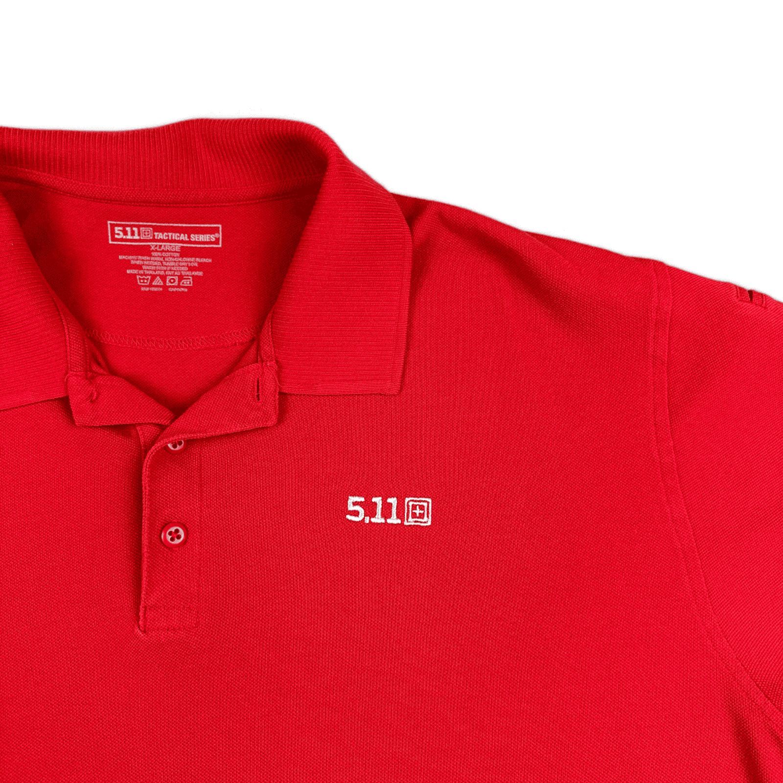 5.11 511 Tactical Polo Shirt Red Stitched Logo Sleeve Pen Pocket | Grailed