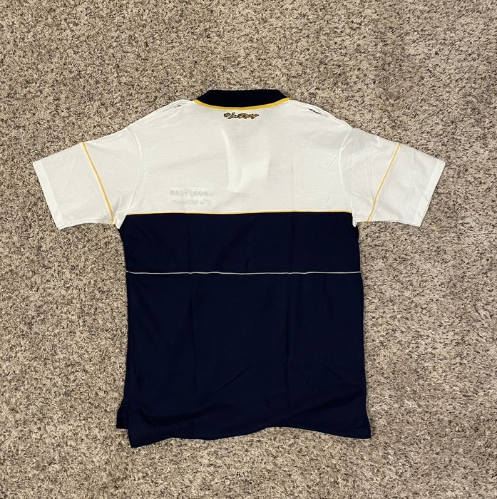 Vintage Vintage Goodyear Racing Polo Shirt Mens Large Wingfoot Logo ...