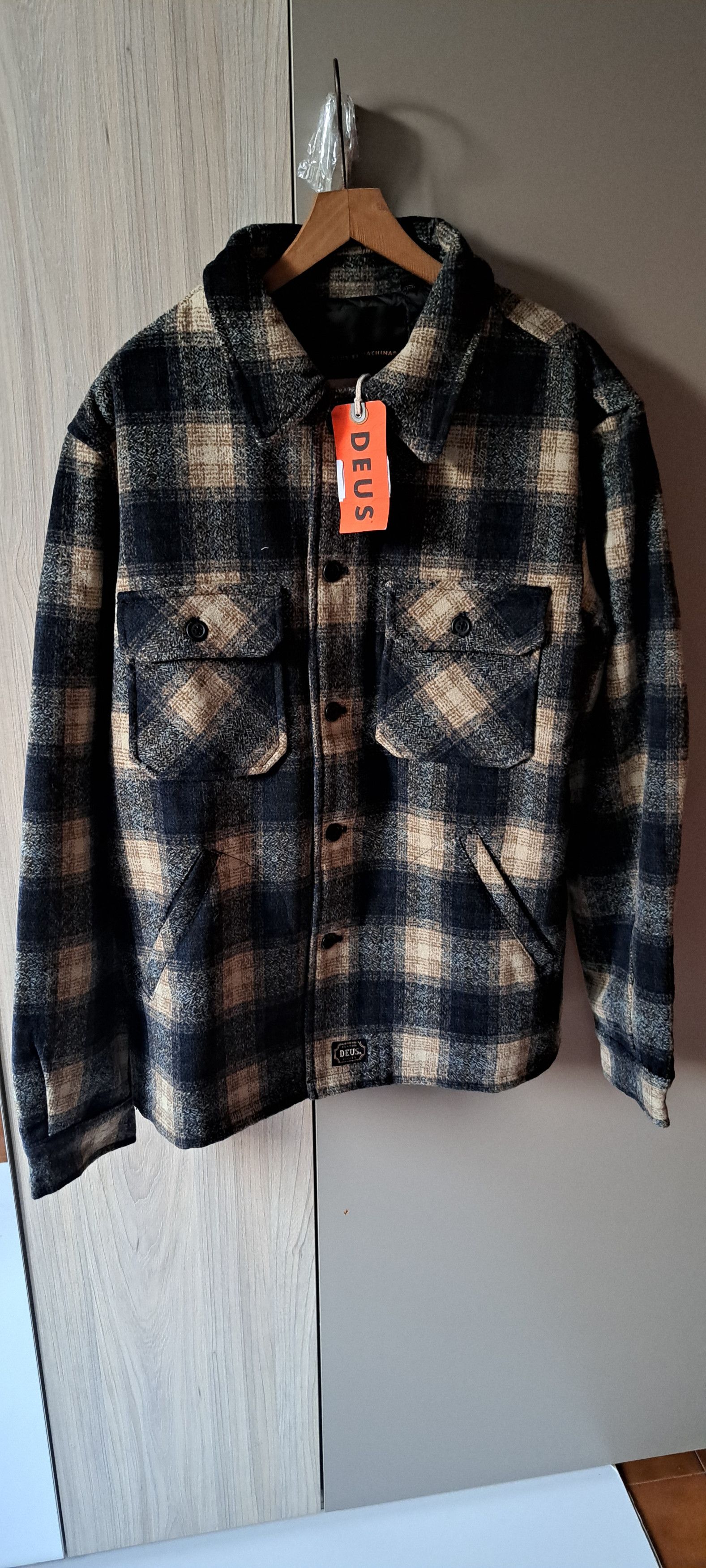 Deus Ex Machina Deus Ex Machina Piston Wool Overshirt - Green | Grailed