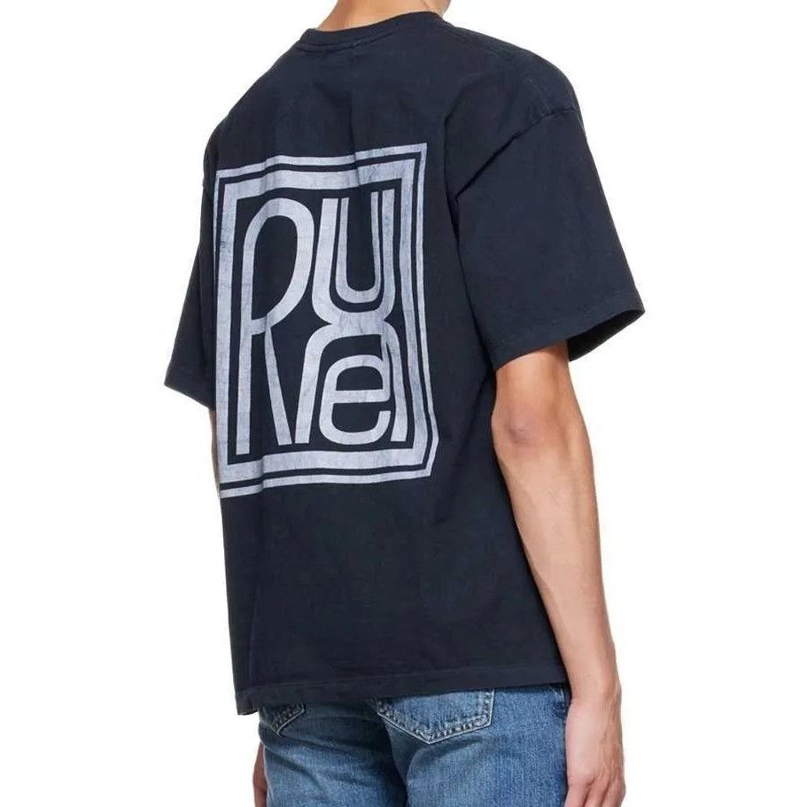 Rhude NEW RHUDE LETTER MAN BOX LOGO TEE SZ LARGE | Grailed