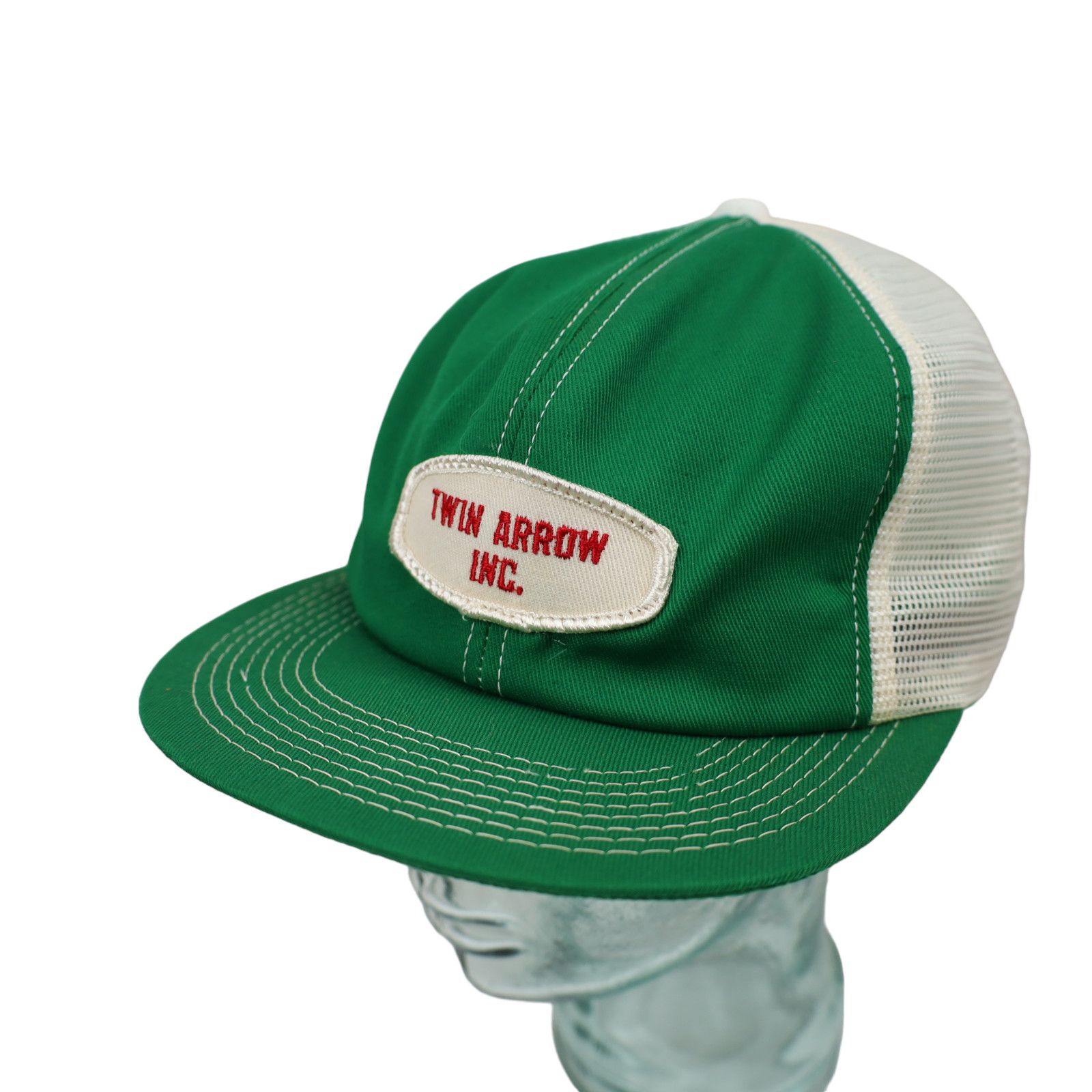 Vintage Vintage K-products Twin Arrow Inc. Patch Mesh Trucker Hat | Grailed