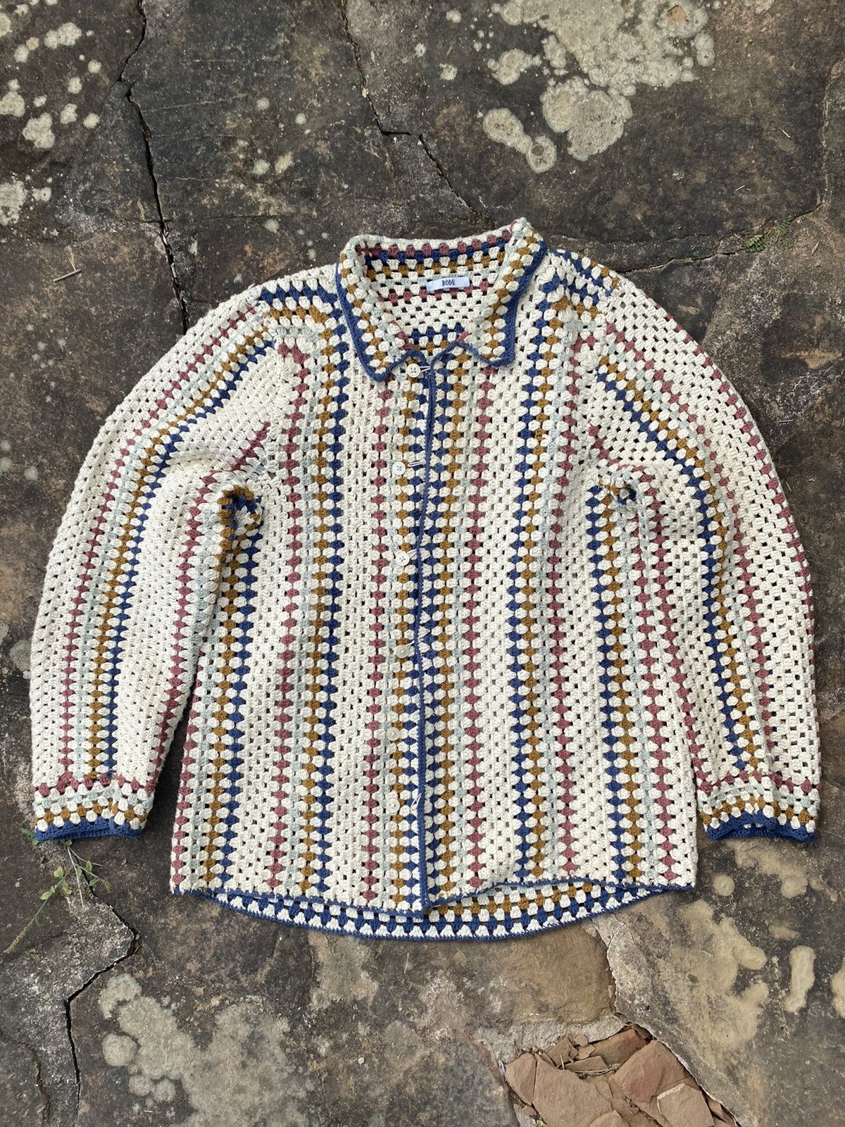Bode Bode Crochet Overshirt | Grailed