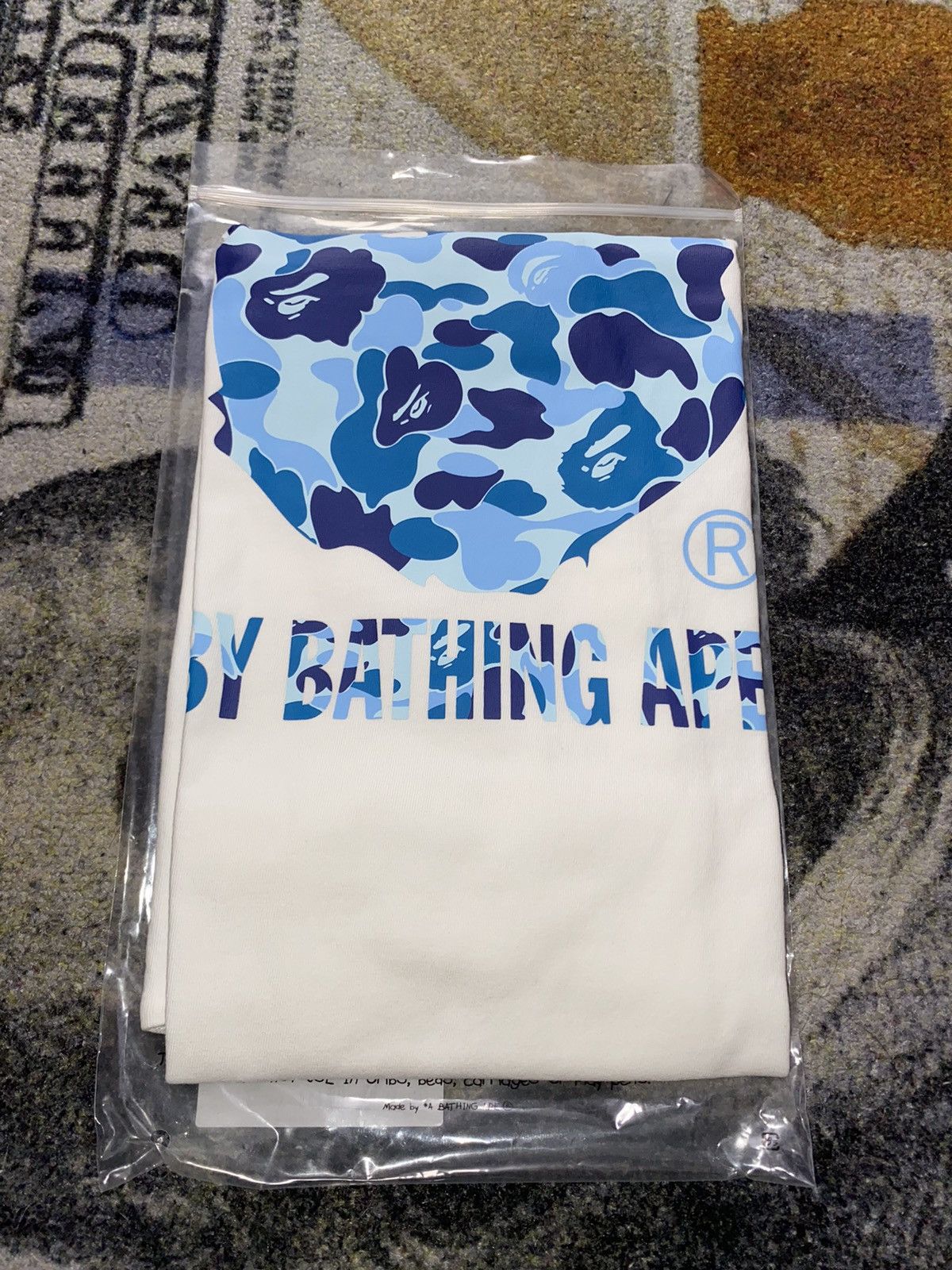 Bape BAPE ABC Blue Camo ‘By Bathing Ape’ T-Shirt | Grailed