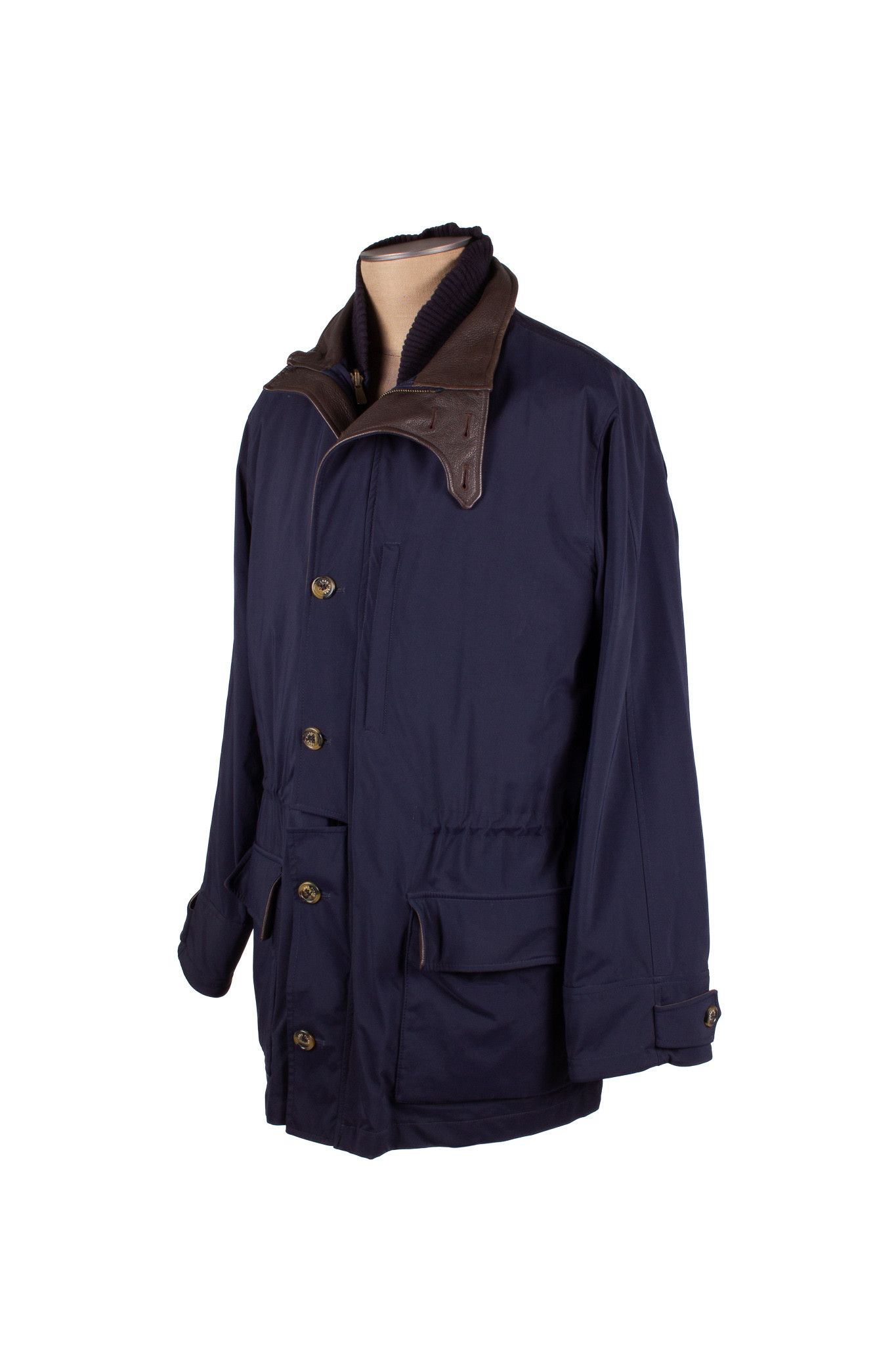 Loro Piana LORO PIANA DARK NAVY HORSEY JACKET WITH REMOVABLE VEST | Grailed