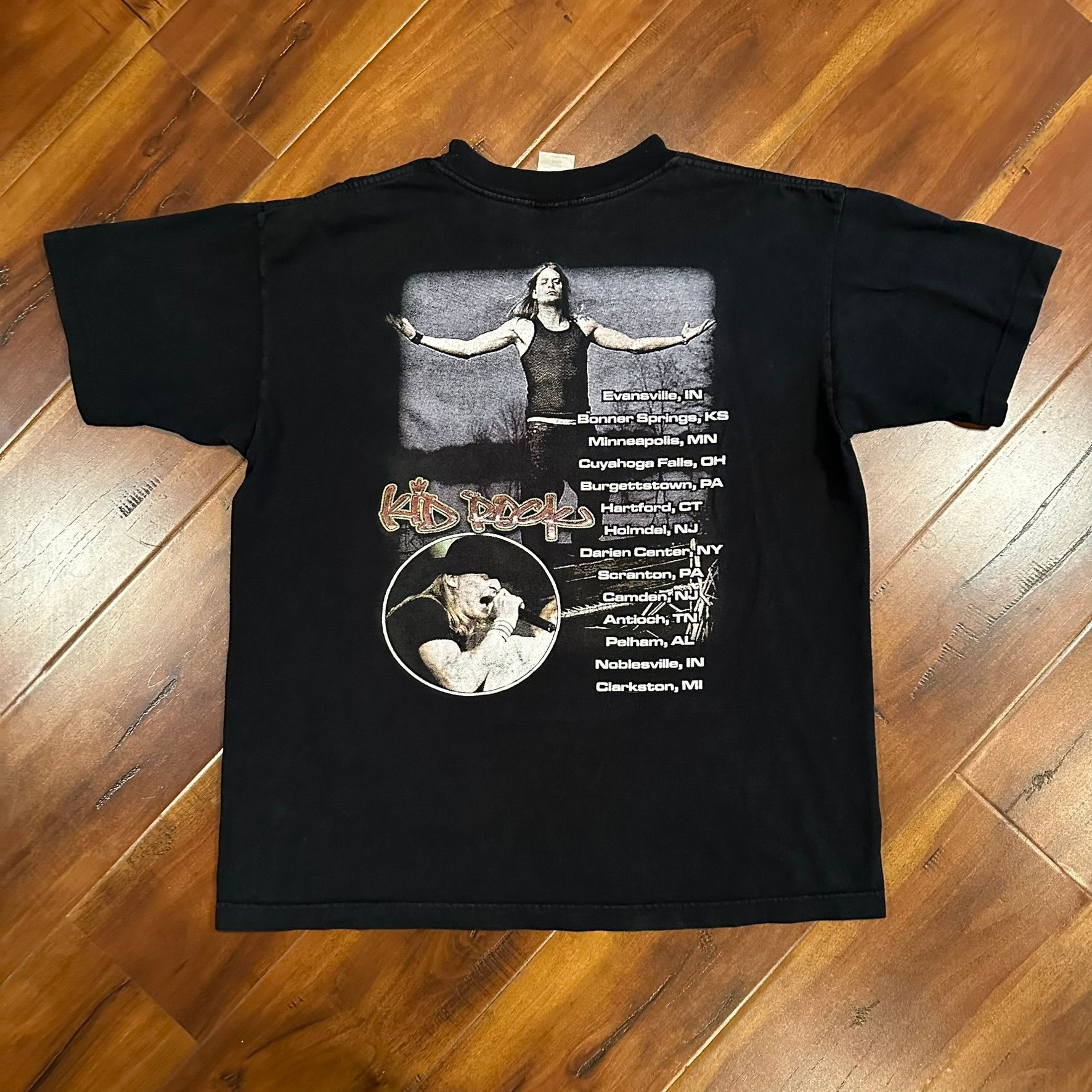 Vintage Rare Vintage WCW T-Shirt Kid Rock Band Tee Wrestling Tour Me ...