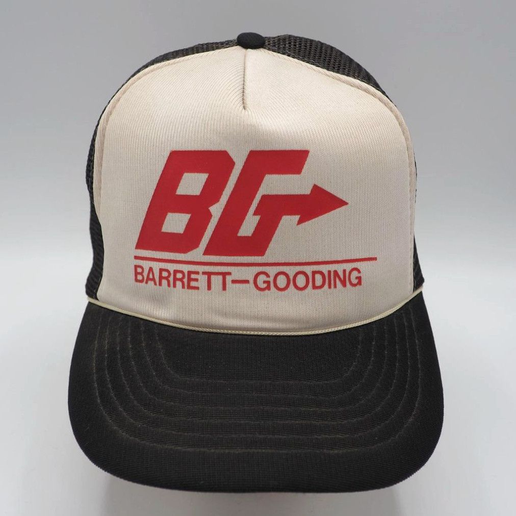 Vintage Barrett Gooding Classic Fit Mesh Snapback Trucker Farmer Hat ...