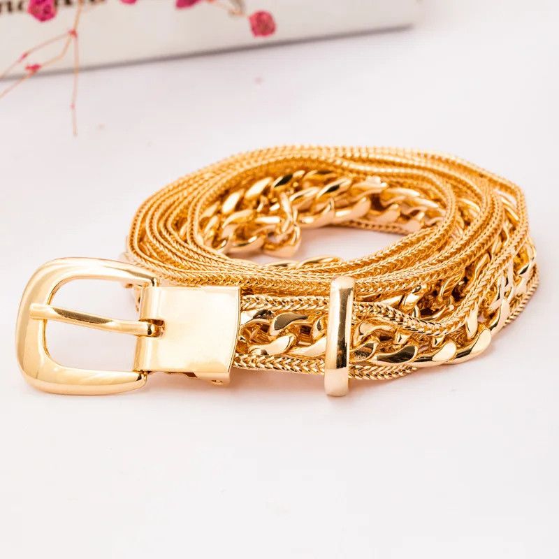 Vintage Metal Style Chain Belt | Grailed