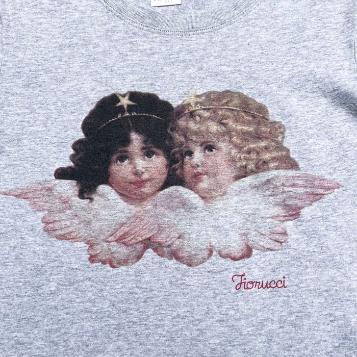 Vintage Fiorucci 90s Vtg Cherubs Angels T-Art L/S Top Girl T-Shirt ...