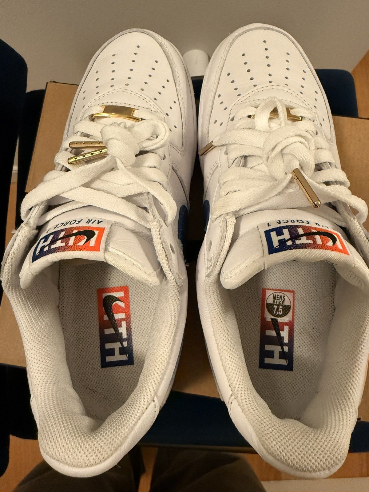 Kith × Nike NIKE X KITH AIR FORCE 1 (7.5M) | Grailed