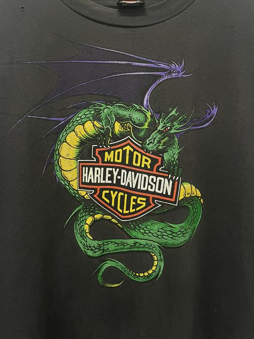 Vintage Vtg Rare Dragon Harley Davidson | Grailed