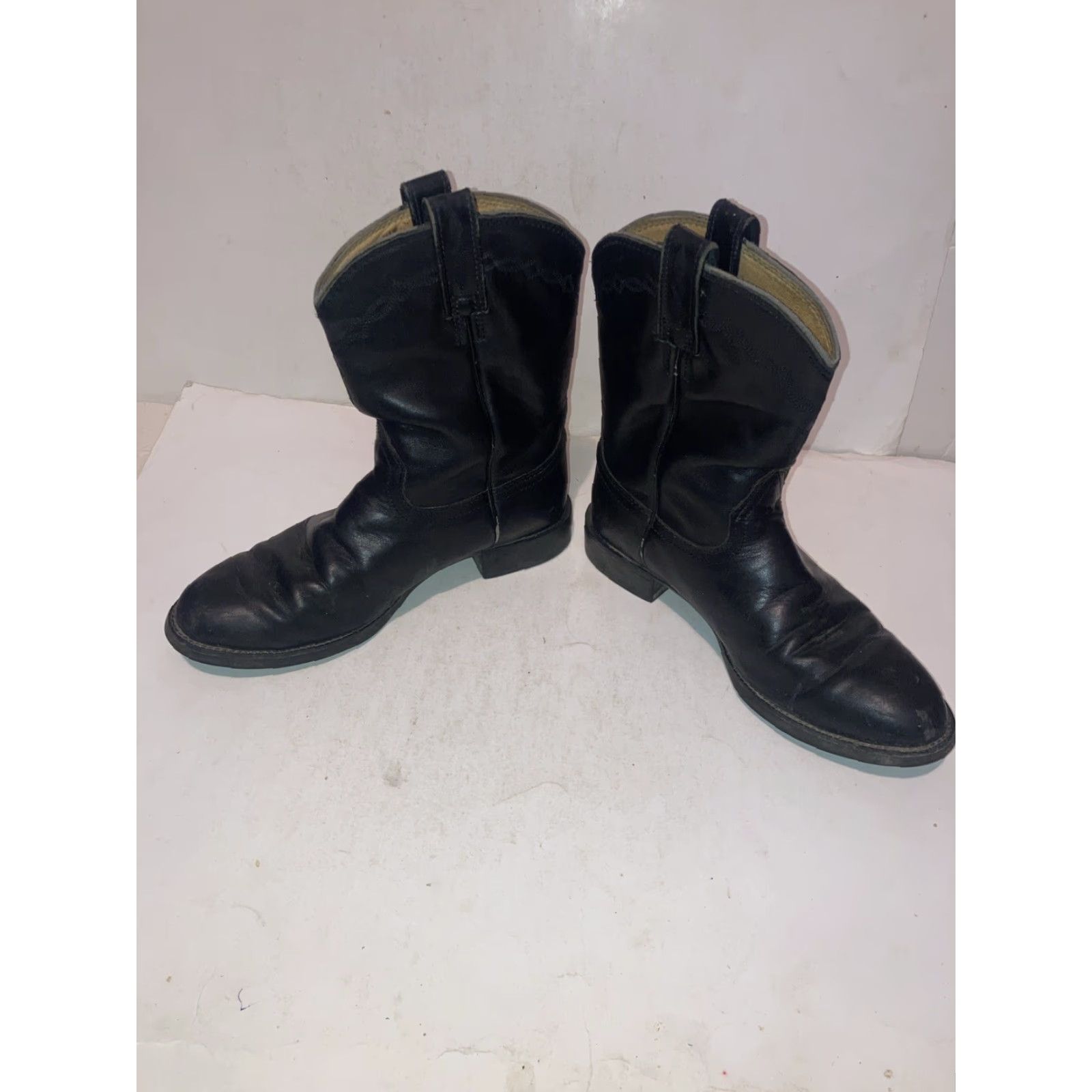 Ariat VINTAGE Ariat Heritage Roper Western Boots Black Size 8.5 D Mens ...