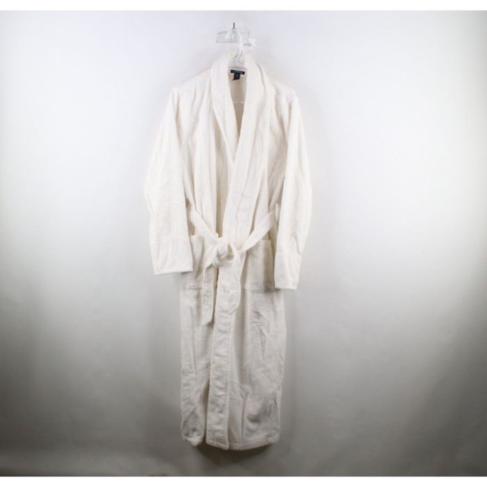 Vintage Vintage Lands End Distressed Heavyweight Belted Bath Robe | Grailed